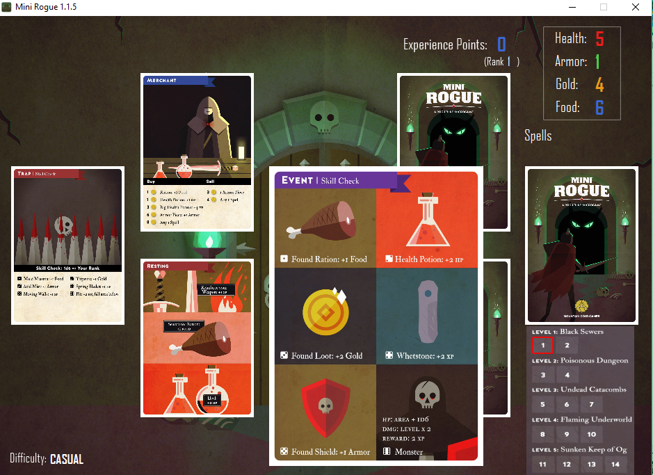 GitHub - PaskoZhelev/MiniRogue-Board-Game: A PC version of the board game Mini Rogue written in ...